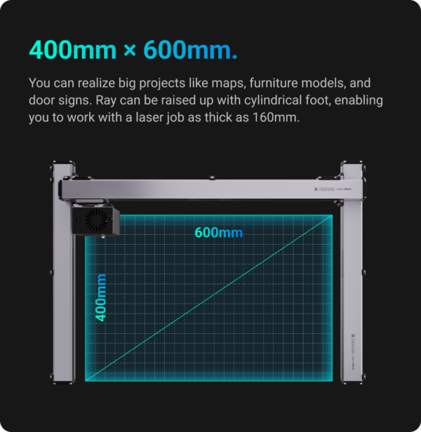 Snapmaker Ray 40W lasergraveerder en snijder met behuizing - ProTech3D ...